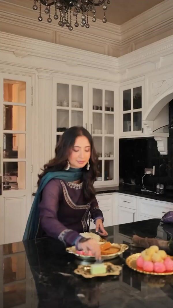 Angrakha in Purple by Omal By Komal - QPI9127 | Laam.pk