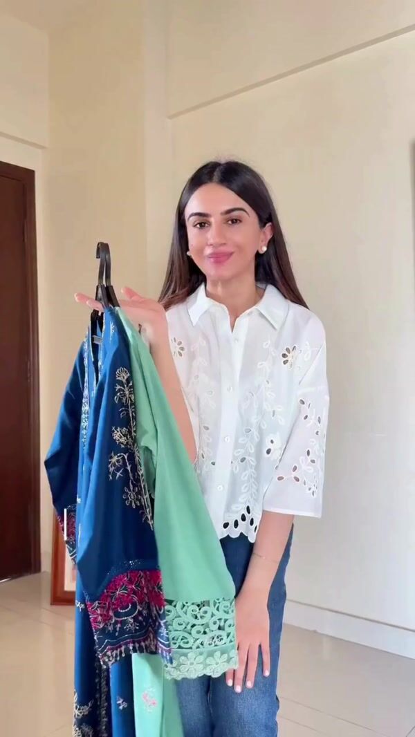 Kurta Set in Teal by Arsh Apparel - ODV2398 | Laam.pk